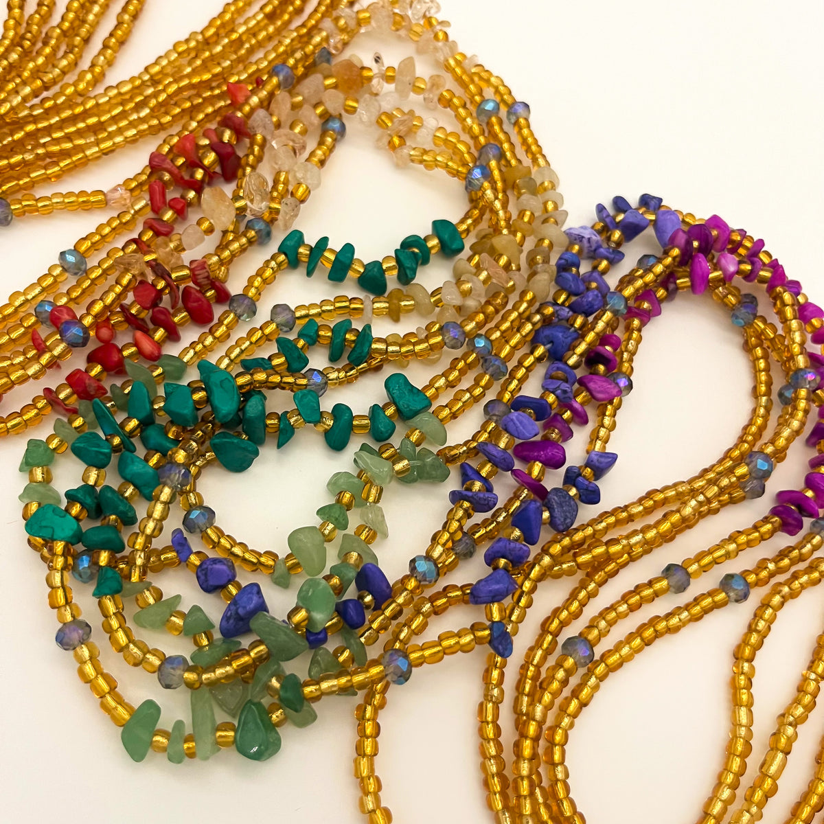 Kaleidoscope Waist Bead – Lolo Beads